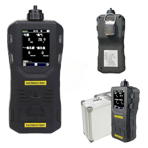 Enviro Test Construct Portable Multi Gas Detector with Pump Type